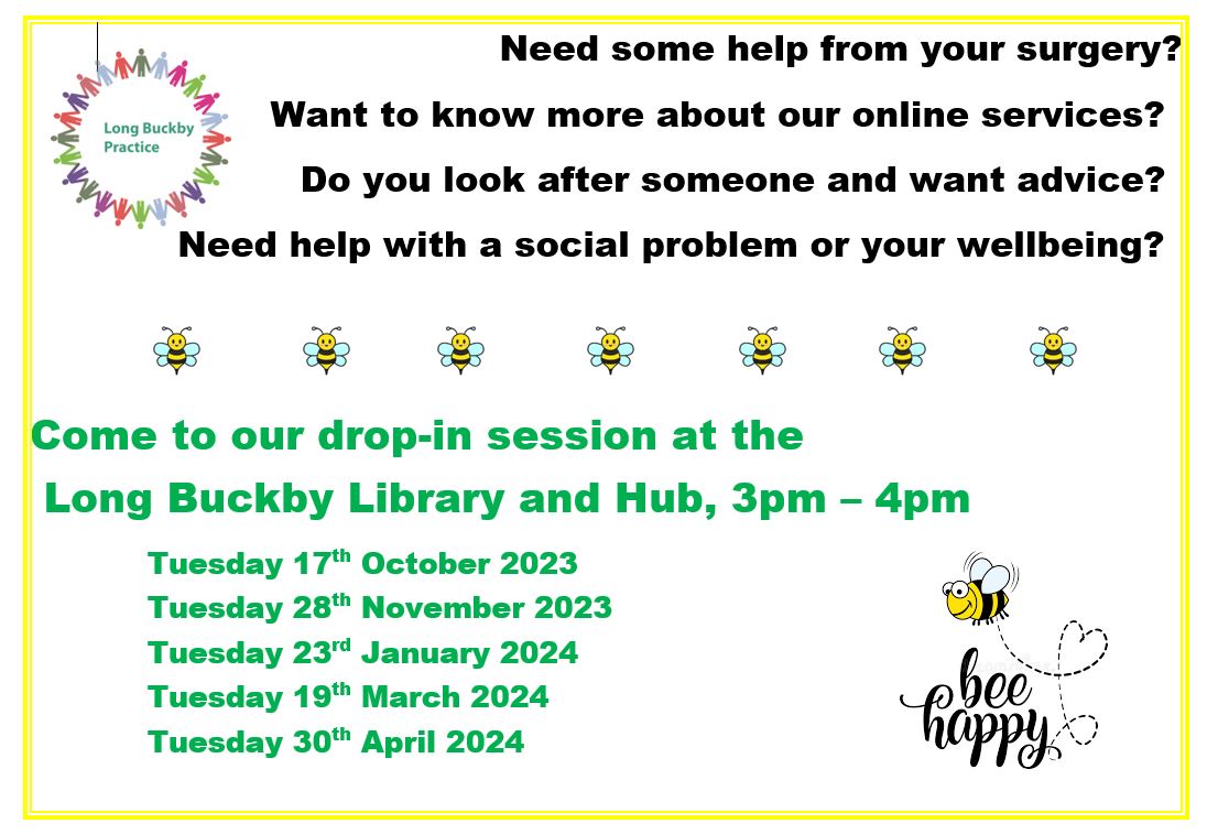Buckby Library & Hub | LB Surgery Drop-In Sessions